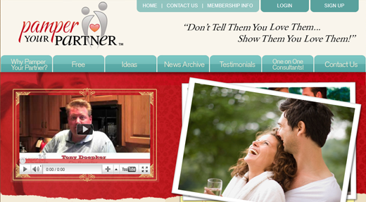 Digital Hill Launches New Website for Pamper Your Partner - Digital Hill Multimedia, Inc.