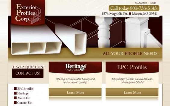 Digital Hill Launches New Website for Exterior Profiles Corp. - Digital Hill Multimedia, Inc.