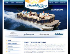 New Web Design for Arnold's Boats and Motors. - Digital Hill Multimedia, Inc.