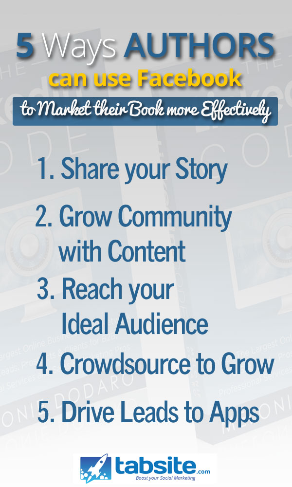 5 Ways Authors can Use Facebook to Market Books