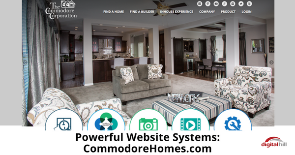 Powerful Website Systems: CommodoreHomes . com - Digital Hill ...