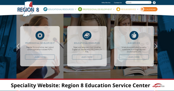 Speciality Website: Region 8 Education Service Center - Digital Hill Multimedia, Inc.