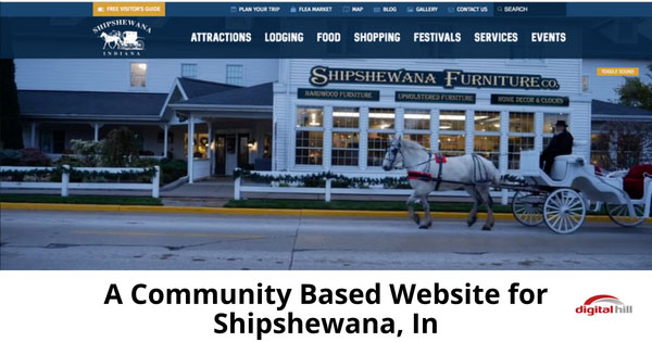 A Community Based Website for Shipshewana, In - Digital Hill Multimedia ...