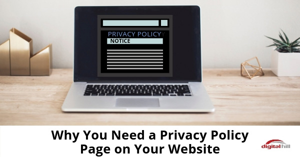 Why You Need a Privacy Policy Page on Your Website - Digital Hill ...