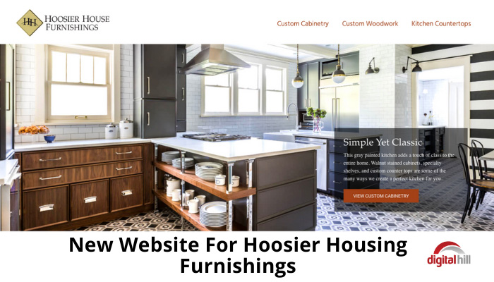 New Website For Hoosier Housing Furnishings - Digital Hill Multimedia, Inc.