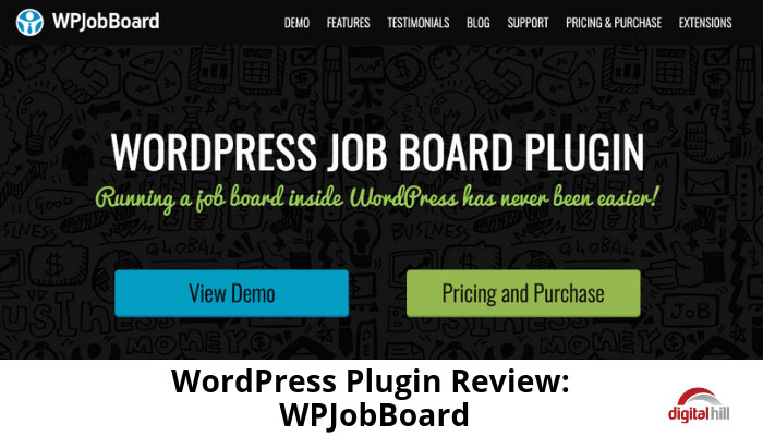 Wordpress Plugin Review Wpjobboard Digital Hill Multimedia Inc