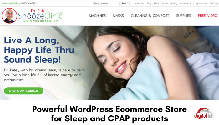 Powerful WordPress Ecommerce Store for Sleep and CPAP products ...